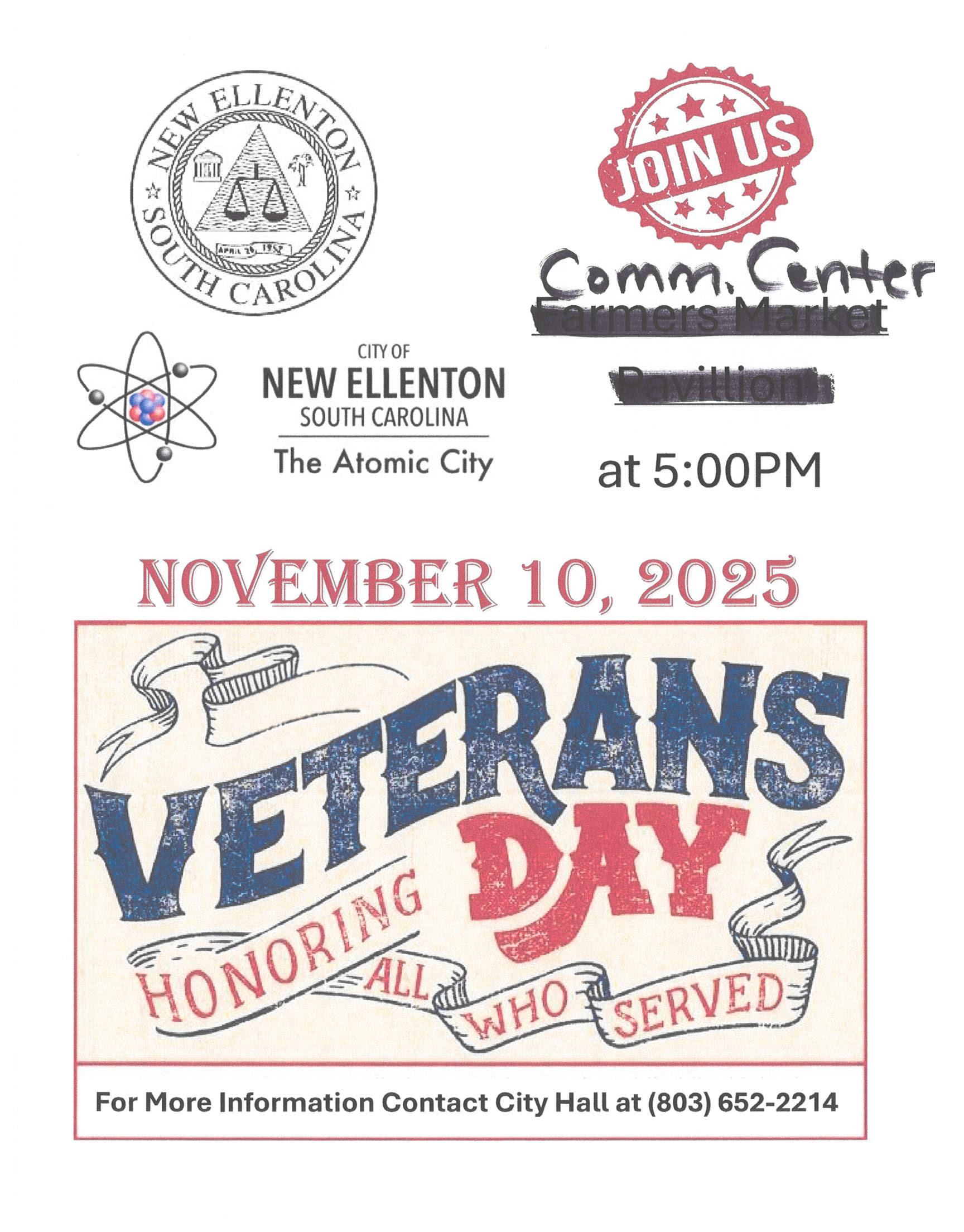 Veteran's Honor Program | City of New Ellenton